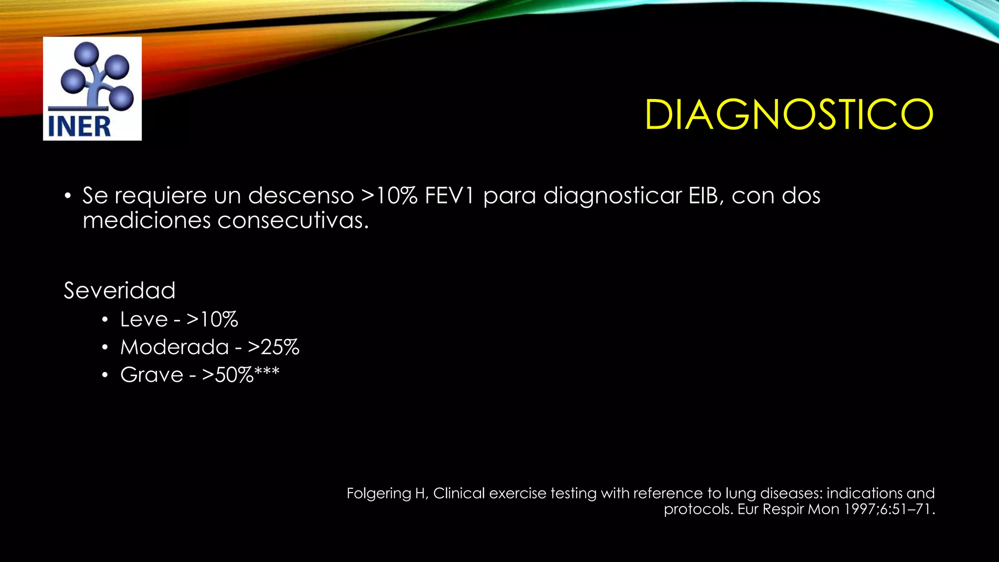 ATS BRONCOCONSTRICCION INDUCIDA POR EJERCICIO | PPTX