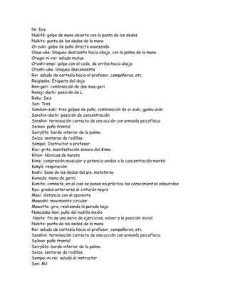 Guia basica de karate do pdf | PDF