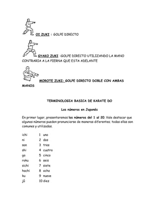 Guia basica de karate do pdf | PDF