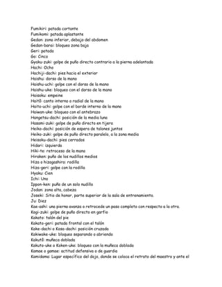 Guia basica de karate do pdf | PDF