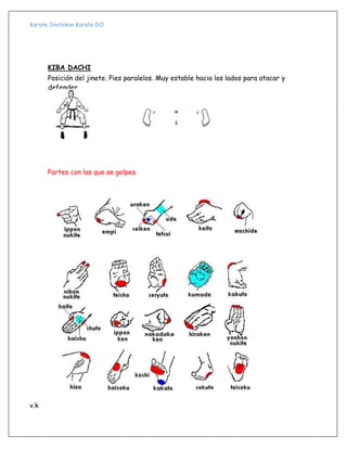 Guia basica del KARATE SHOTOKAN KARATE DO | DOCX