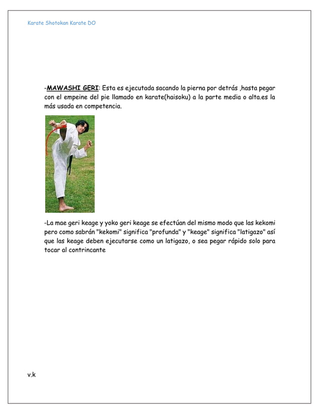 Guia basica del KARATE SHOTOKAN KARATE DO | DOCX
