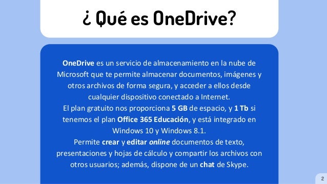 Semejanzas De Onedrive