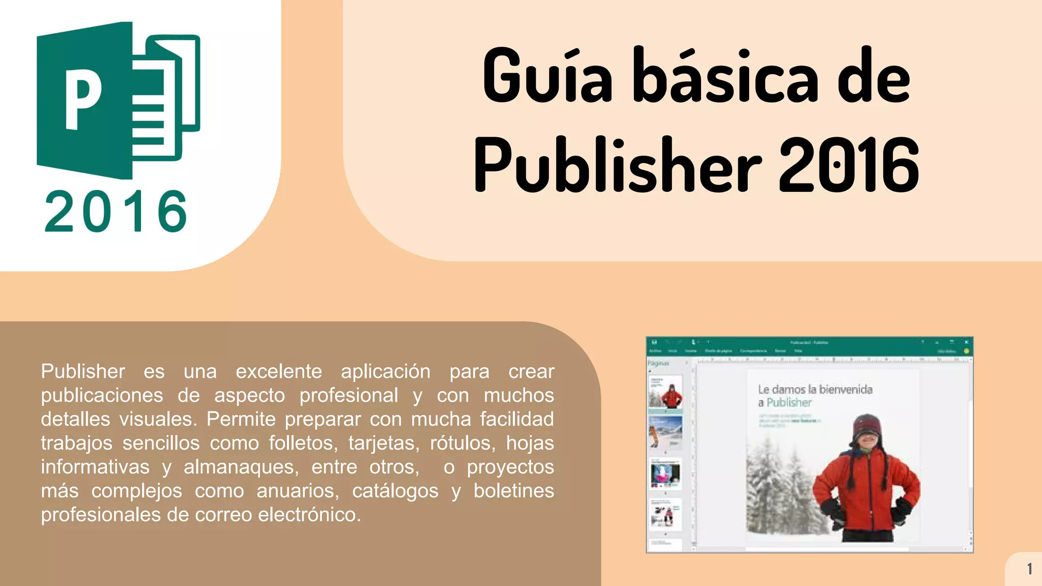 Guía básica de Publisher 2016 | PDF