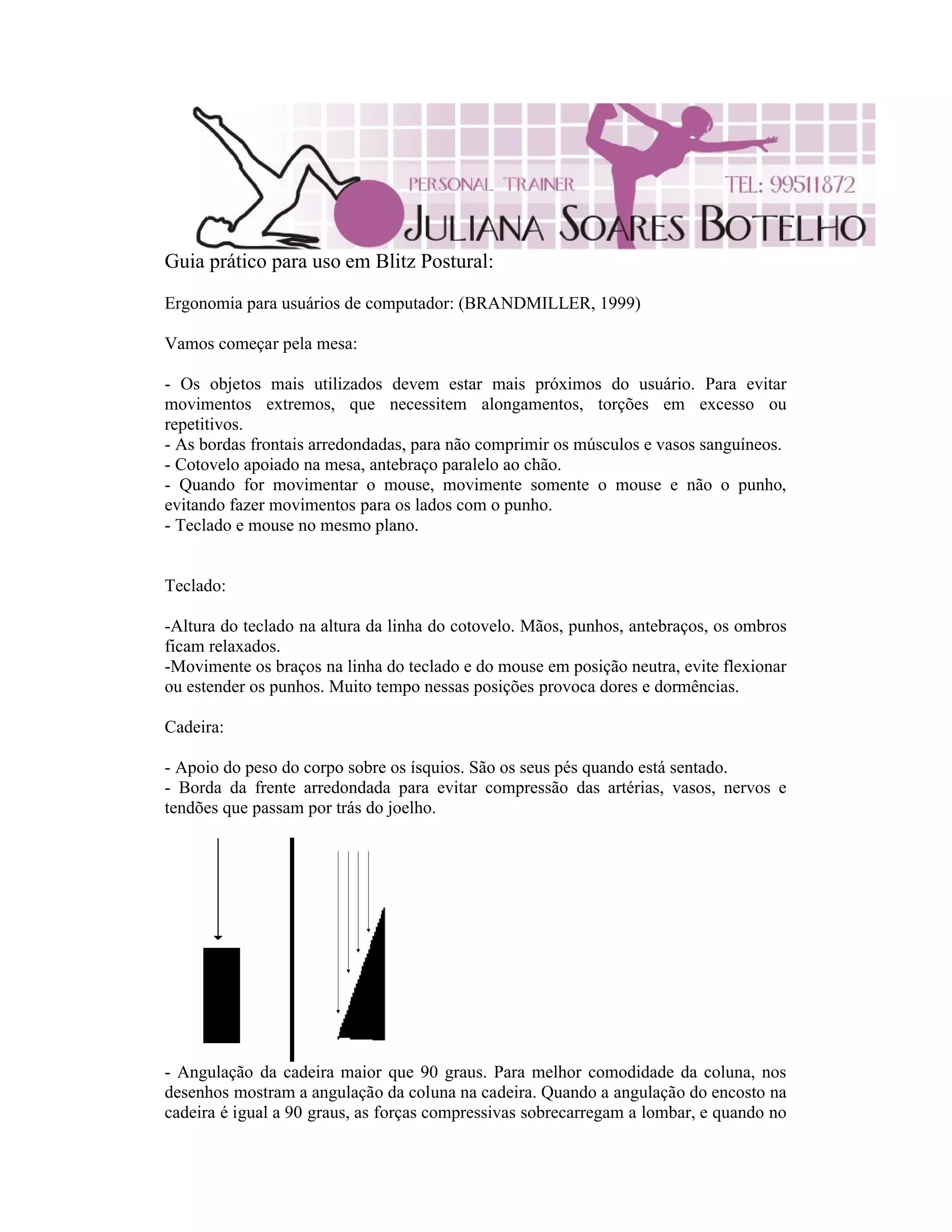 Guia de Blitz postural | PDF
