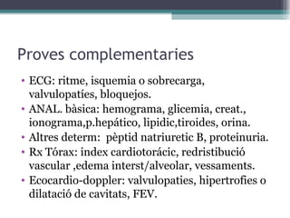 Guia clinica insuficiència cardíaca | PPT