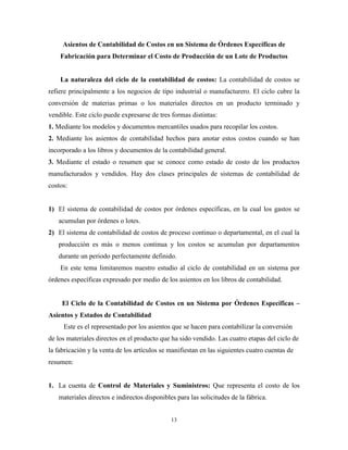 Guia completa contabilidad de costos | PDF