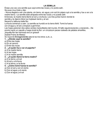 Guia comprension lectoras | DOCX