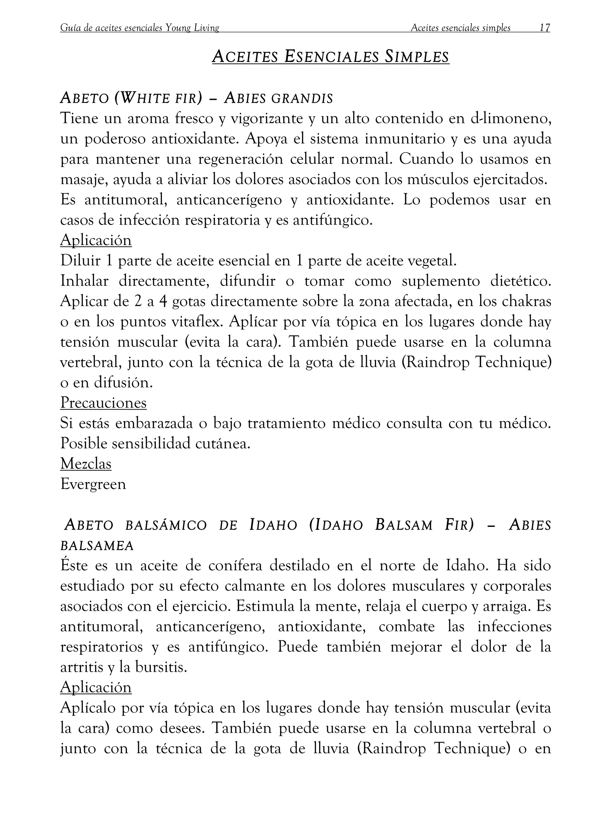 Guia de aceites esenciales young living traducida por mercedes alonso ...