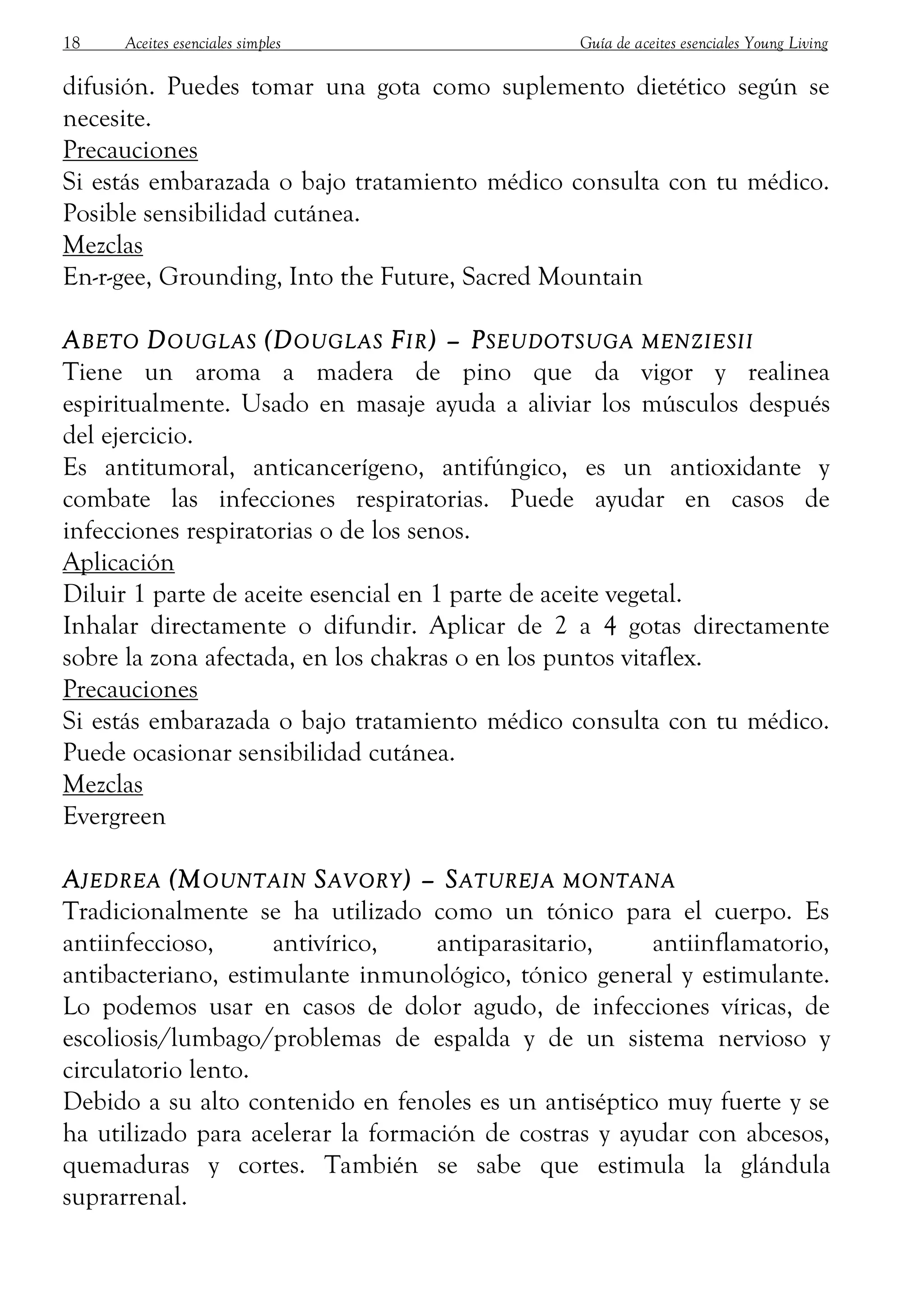 Guia de aceites esenciales young living traducida por mercedes alonso ...