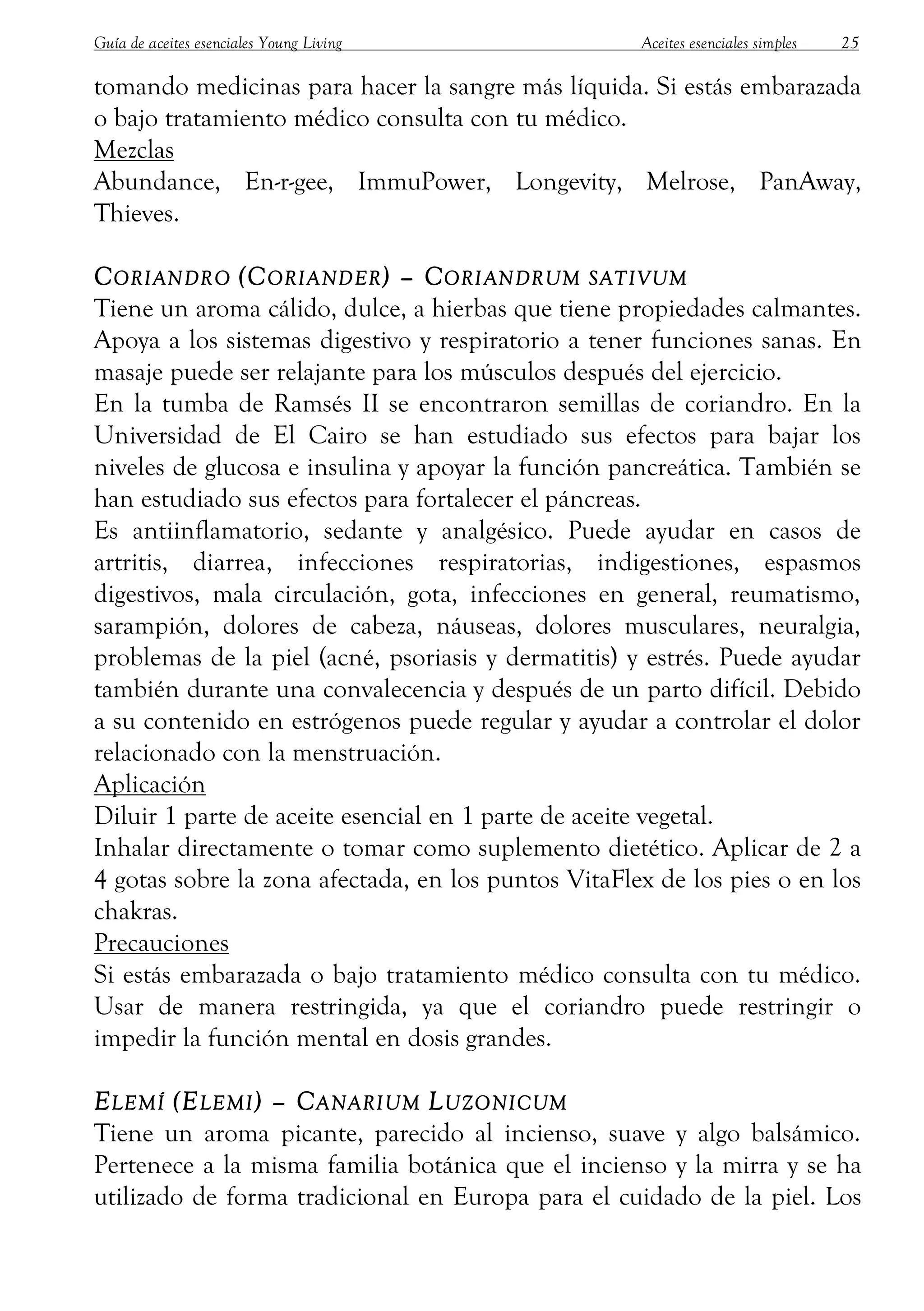 Guia de aceites esenciales young living traducida por mercedes alonso ...