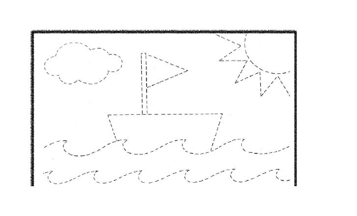 Lineas segmentadas niños - Imagui