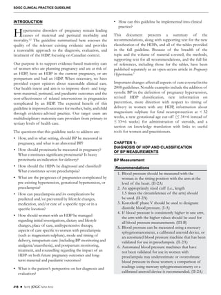 Guia de canada hipertension gestacion | PDF