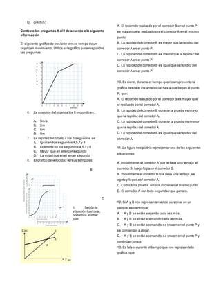 Guia de cinematica (1) | DOCX