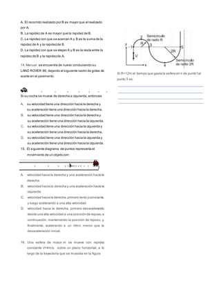 Guia de cinematica (1) | DOCX