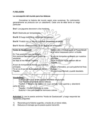 Guia de civilizaciones antiguas de america | DOCX