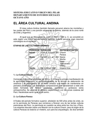 Guia de civilizaciones antiguas de america | DOCX