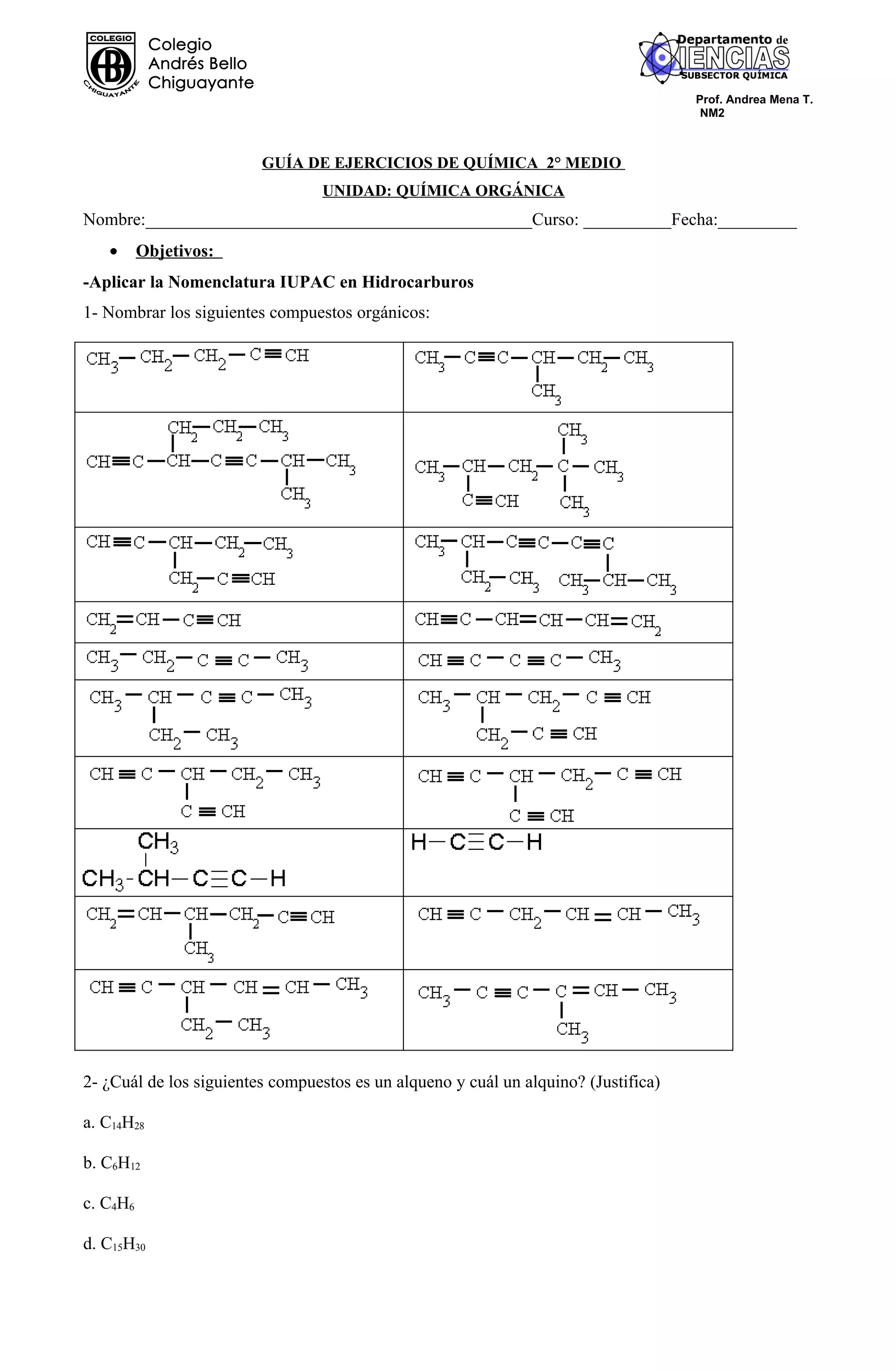 Ejercicios De Nomenclatura De Alquenos Y Alquinos Pdf – Bilarasa Ejercicios De Nomenclatura De Alquenos Y Alquinos Pdf – Bilarasa