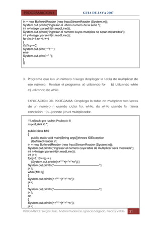 Guia de ejercicios_java_resueltos | PDF