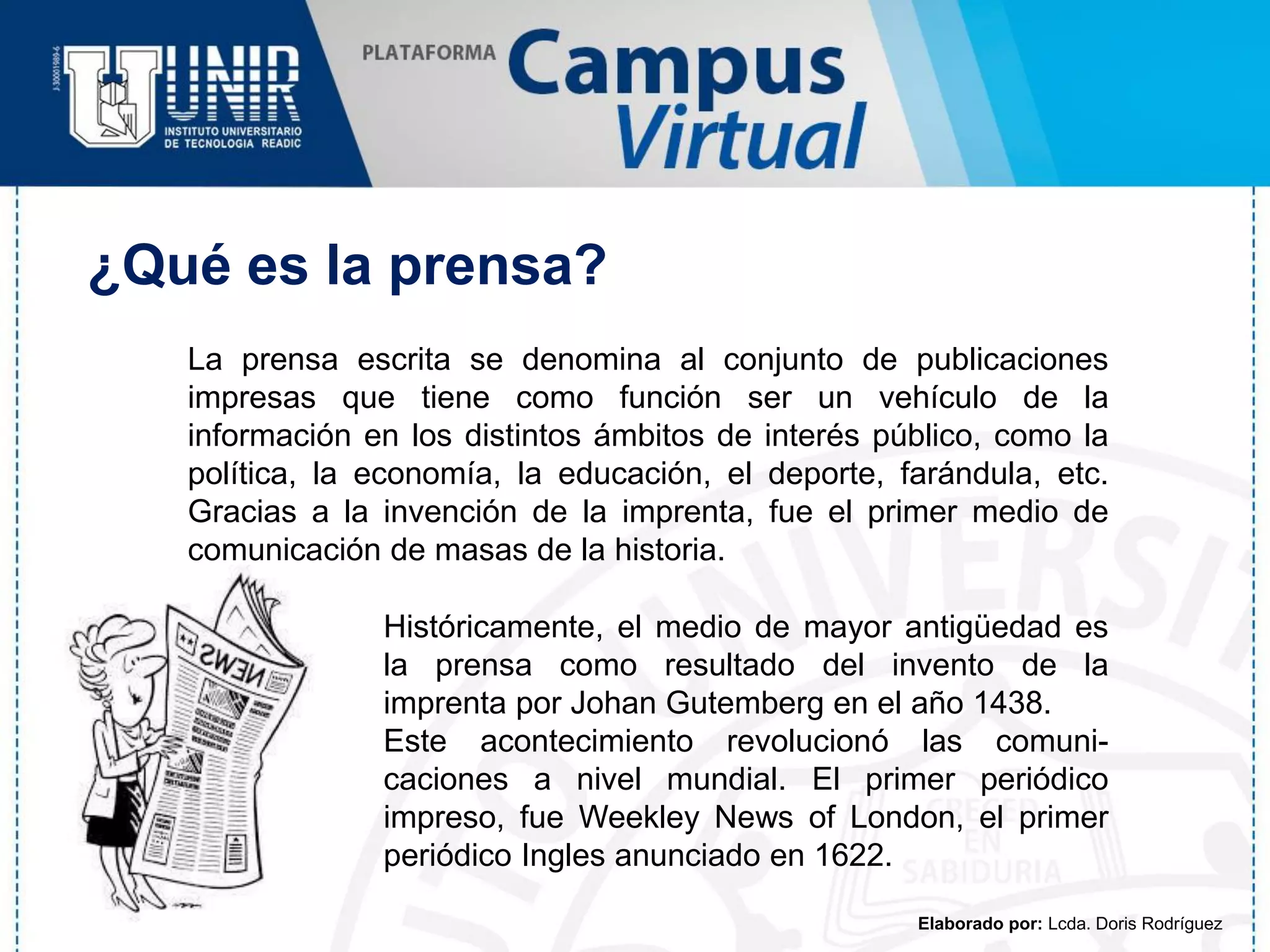 La Prensa Escrita | PDF