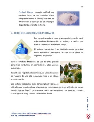 Guía de estudio cal y cemento | PDF