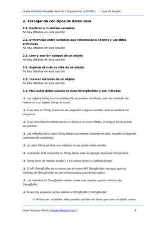 Guia de estudio OCA Java SE 7 Programmer | PDF | Programming Languages ...
