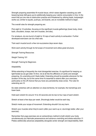 A Guide to Exercise for Beginners | PDF