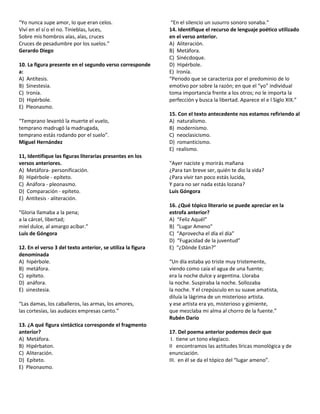Guia de figuras literarias creadas por nosotros | DOC