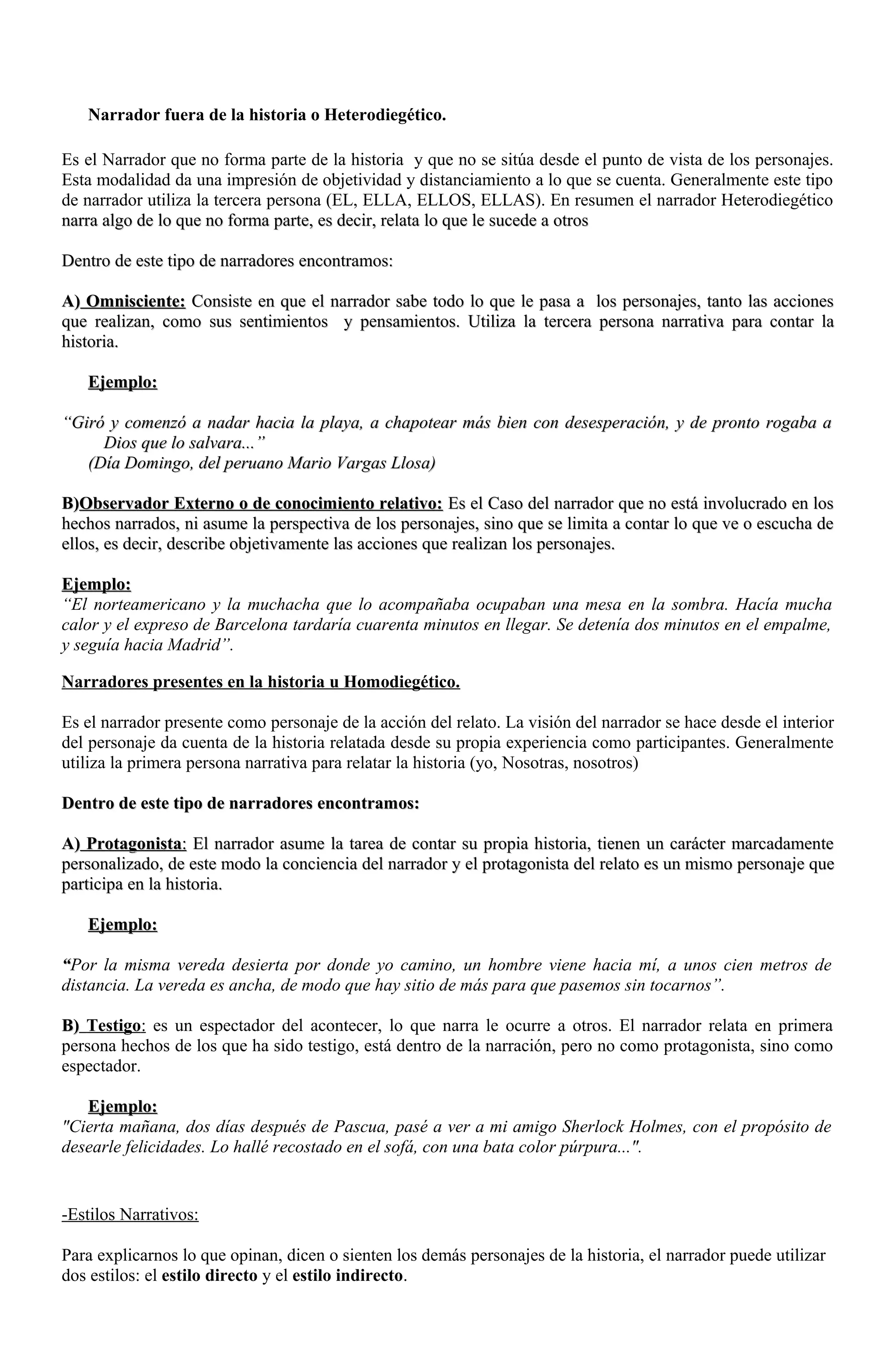 Guia de genero narrativo (1) | PDF