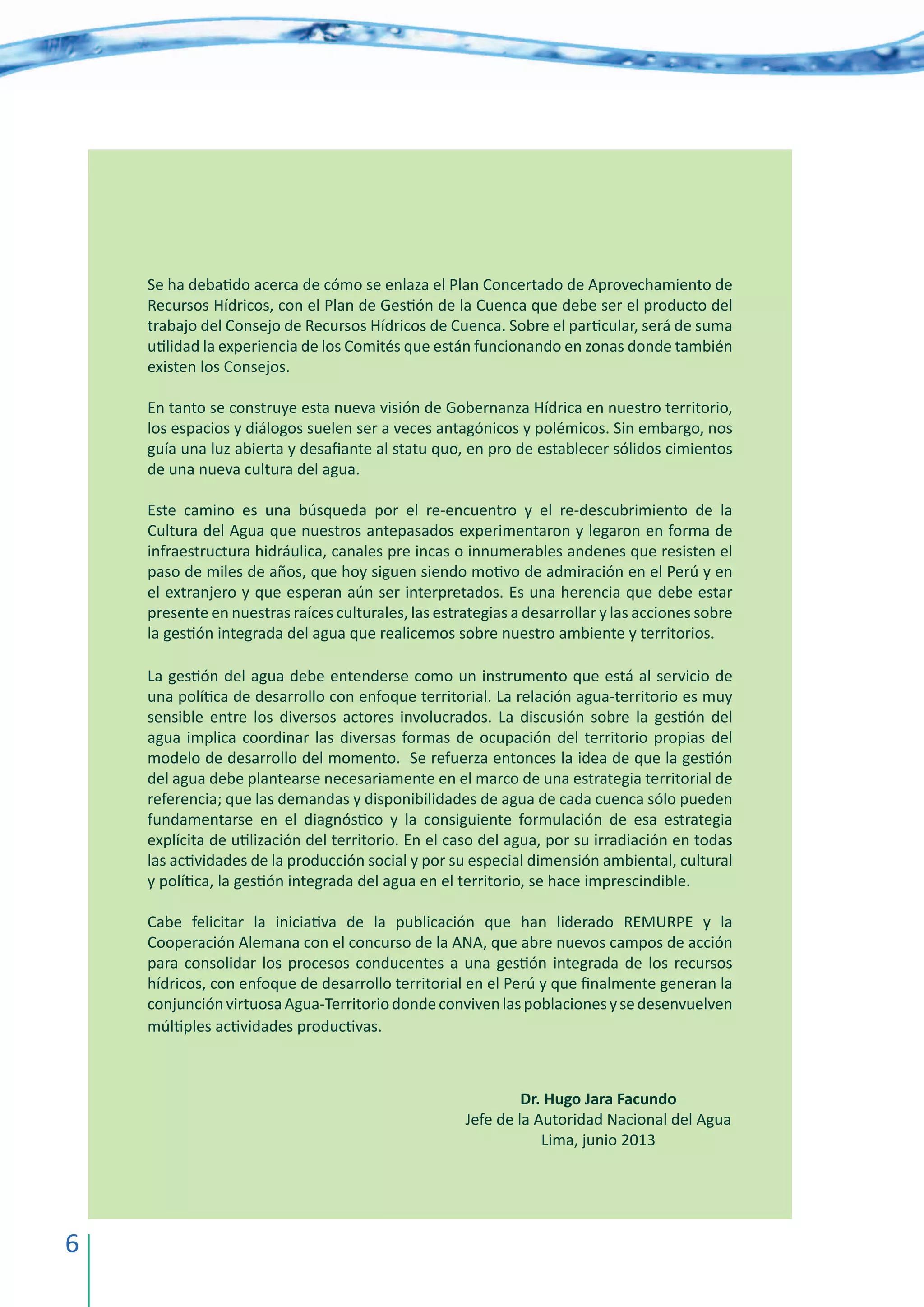 Guia de gestion recursos hidricos para gobiernos locales | PDF