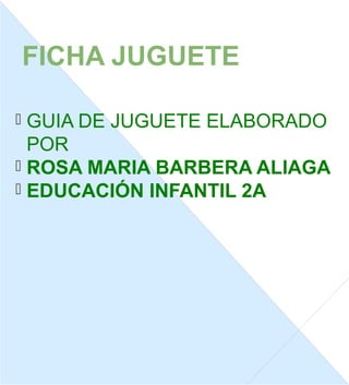 Guia de juguetes | PDF