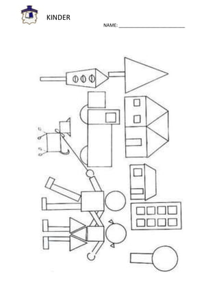 Guia de kinder formas geometricas | DOCX
