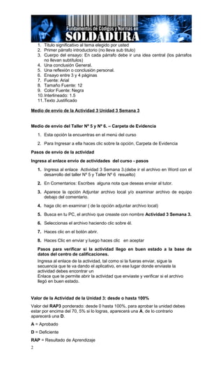 Guia de la actividad 3 unidad 3 semana 3 | DOC