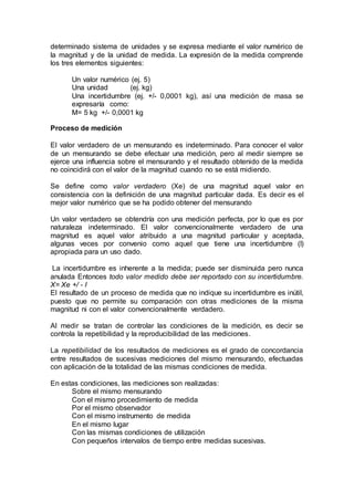 Guía de la Unidad II La Medición | PDF