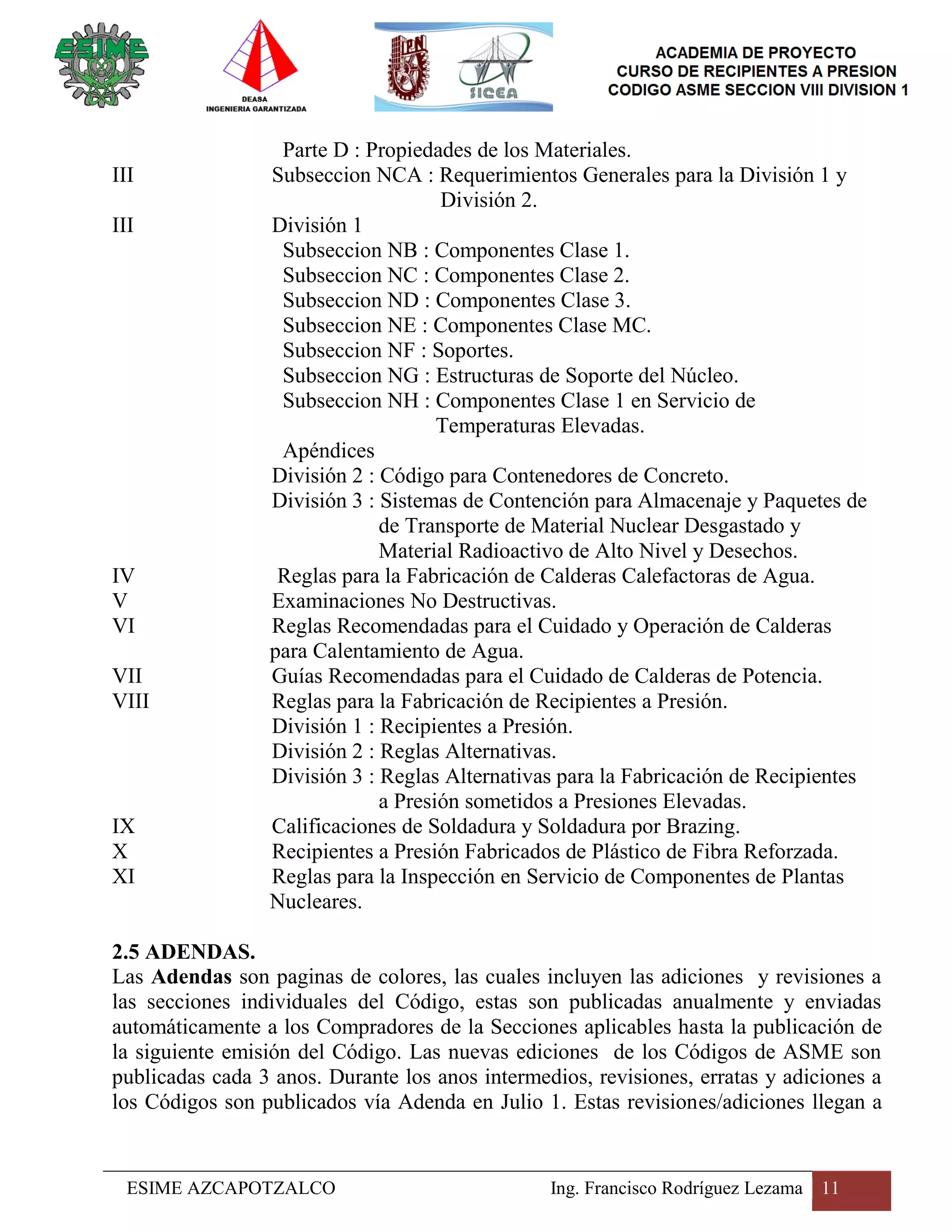 Guia del codigo asme seccion viii division 1 tomo 1 | PDF