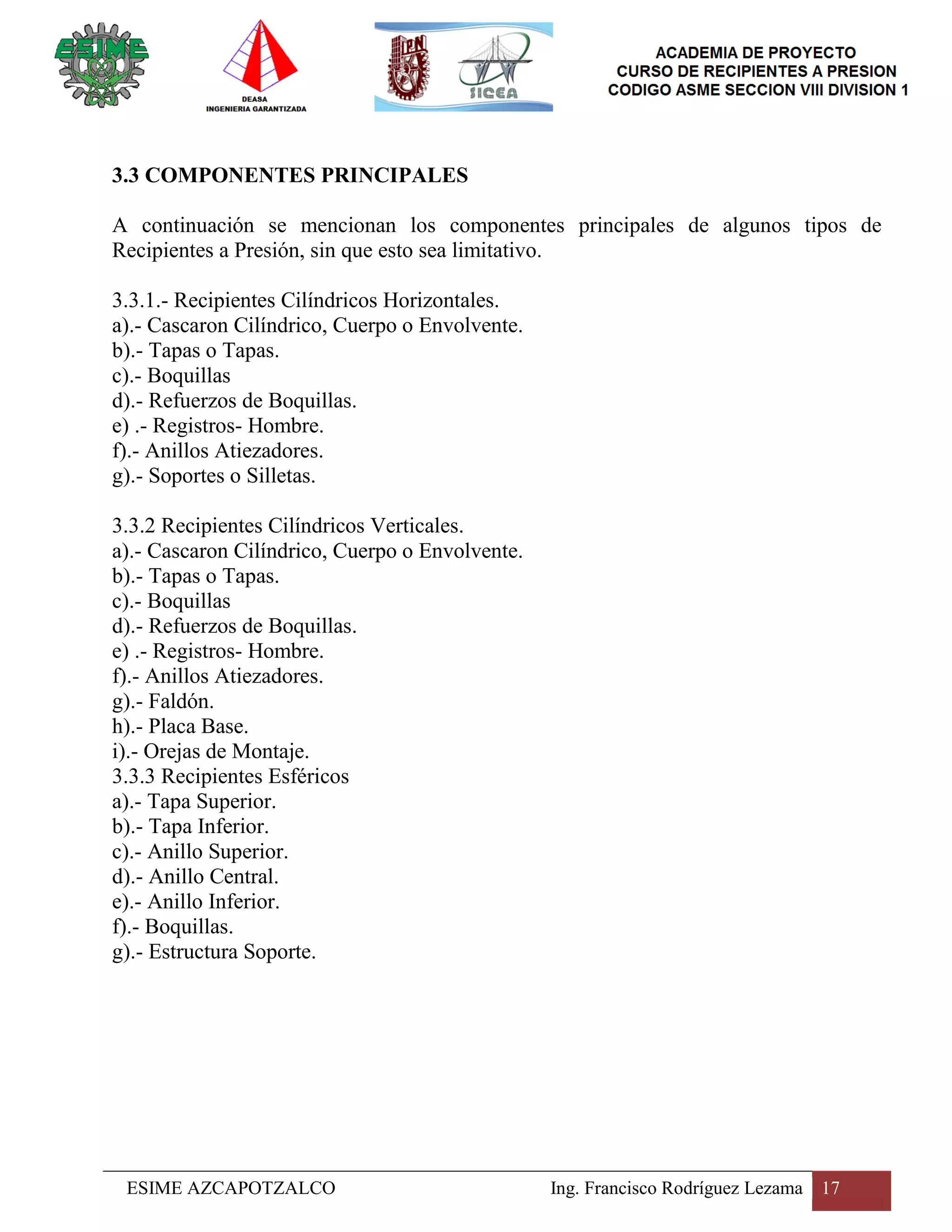 Guia del codigo asme seccion viii division 1 tomo 1 | PDF