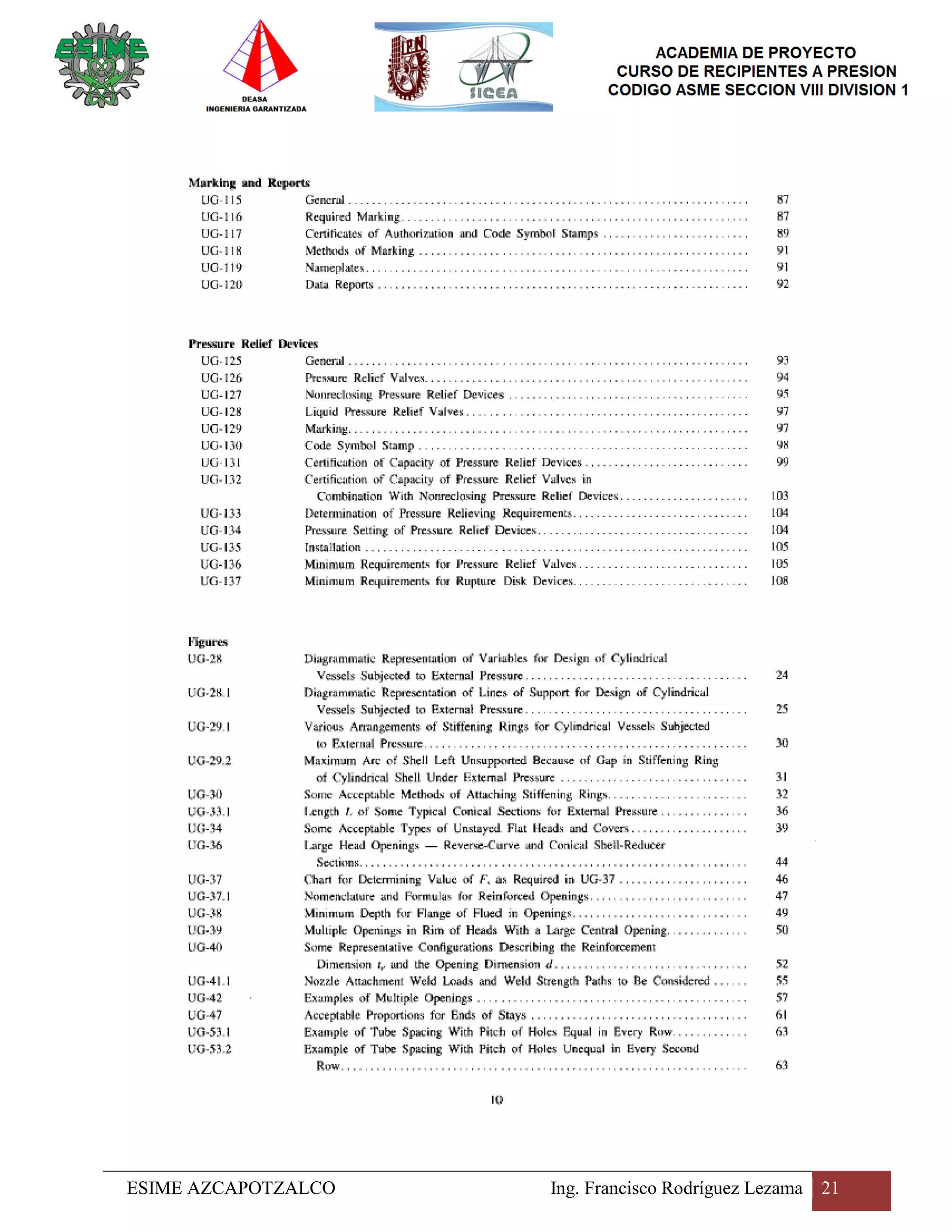 Guia del codigo asme seccion viii division 1 tomo 1 | PDF