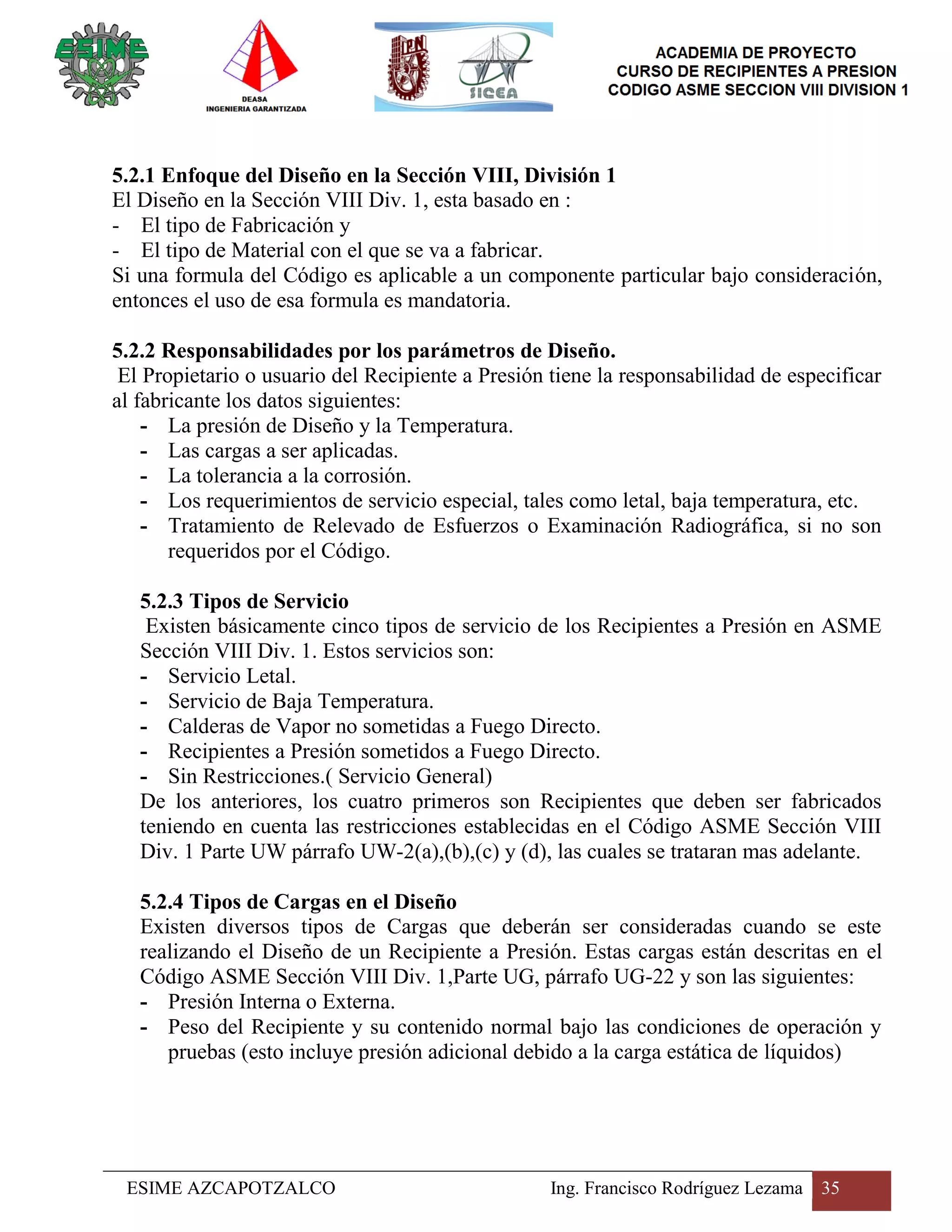 Guia del codigo asme seccion viii division 1 tomo 1 | PDF