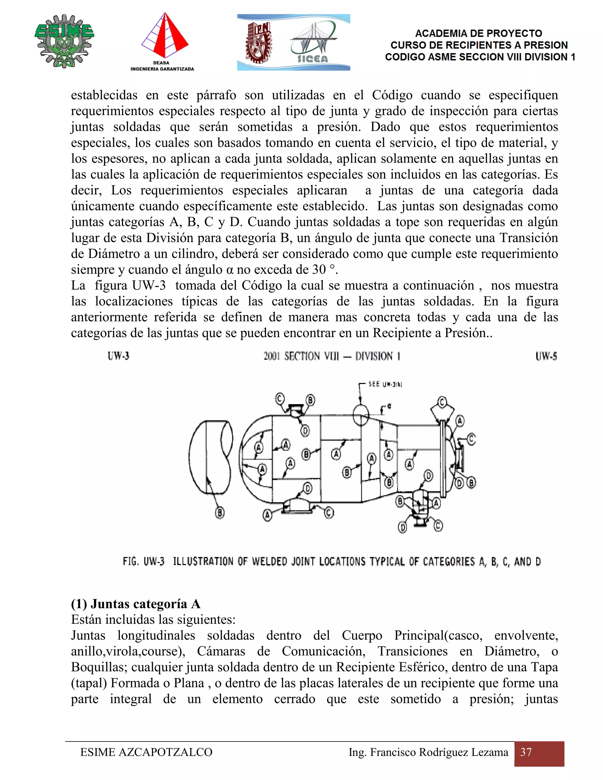Guia del codigo asme seccion viii division 1 tomo 1 | PDF