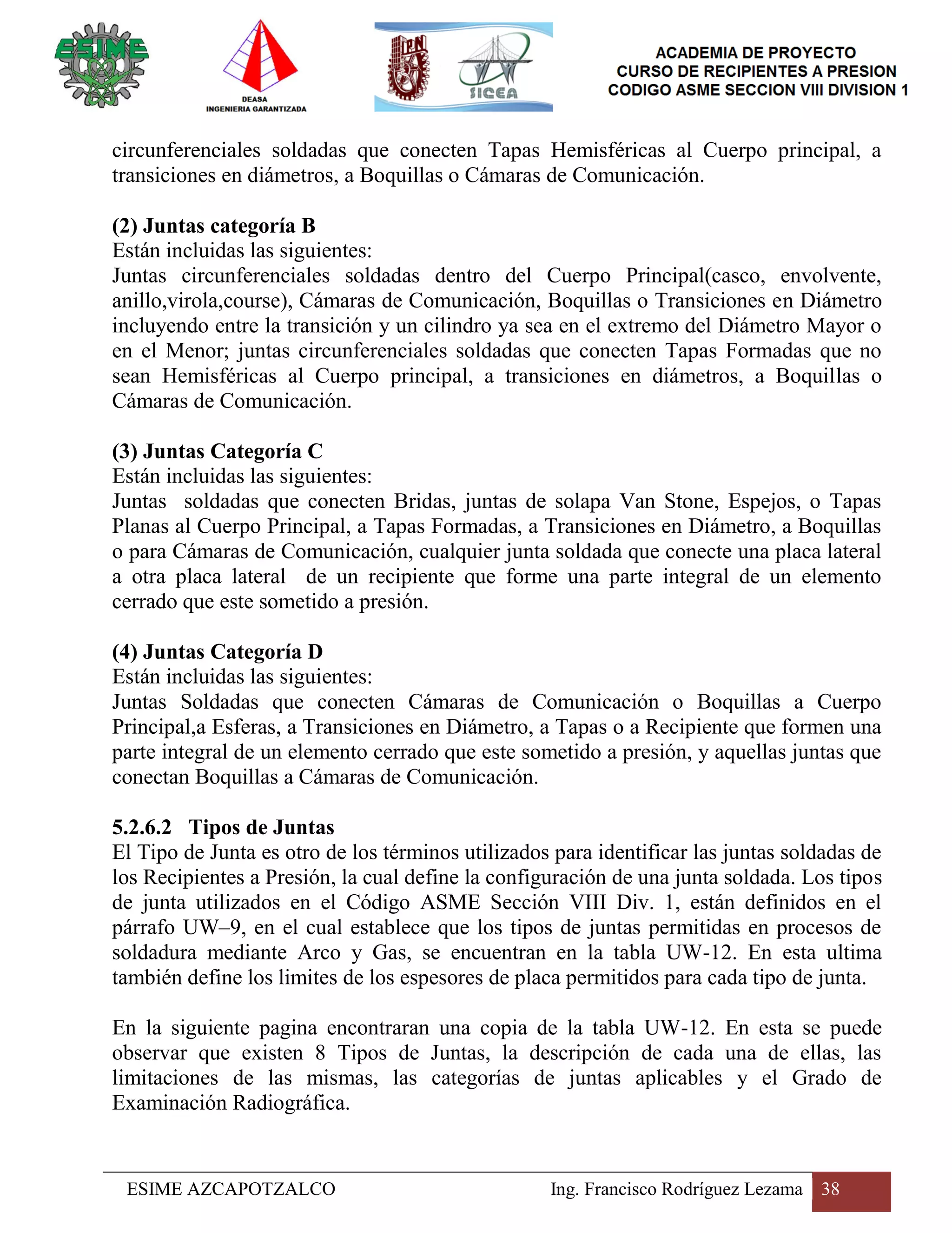 Guia del codigo asme seccion viii division 1 tomo 1 | PDF