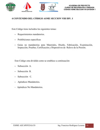 Guia del codigo asme seccion viii division 1 tomo 1 | PDF