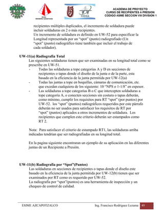 Guia del codigo asme seccion viii division 1 tomo 1 | PDF
