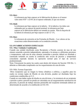 Guia del codigo asme seccion viii division 1 tomo 1 | PDF