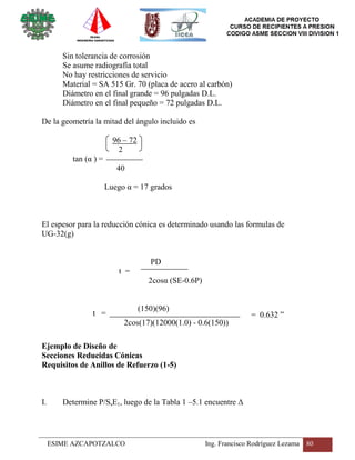 Guia del codigo asme seccion viii division 1 tomo 1 | PDF
