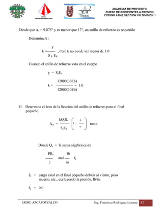 Guia del codigo asme seccion viii division 1 tomo 1 | PDF