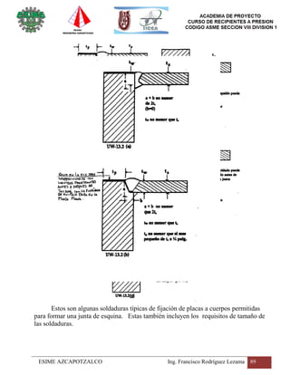 Guia del codigo asme seccion viii division 1 tomo 1 | PDF
