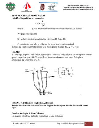 Guia del codigo asme seccion viii division 1 tomo 1 | PDF