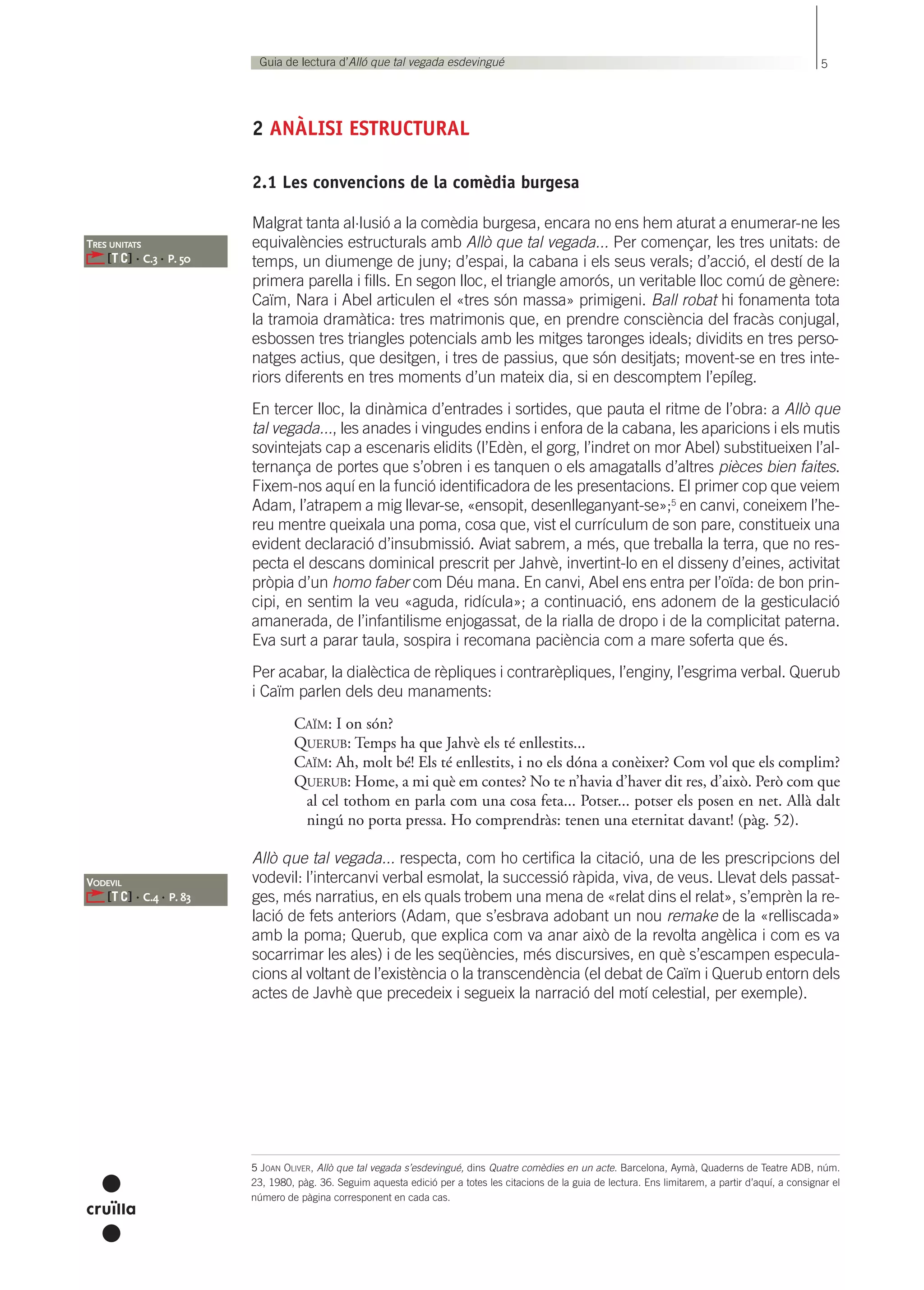 Guia de lectura allò que tal vegada s'esdevingué | PDF