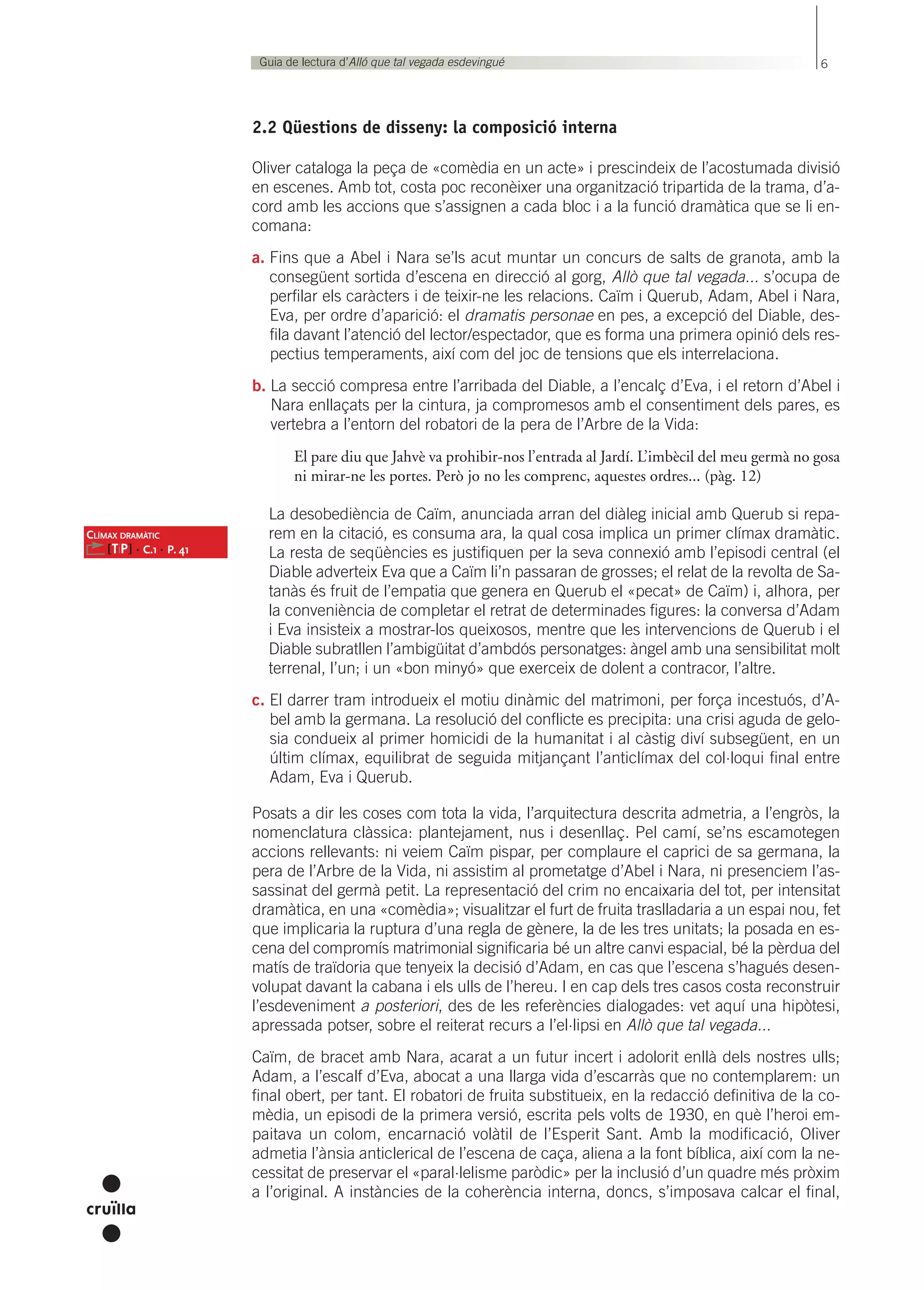 Guia de lectura allò que tal vegada s'esdevingué | PDF