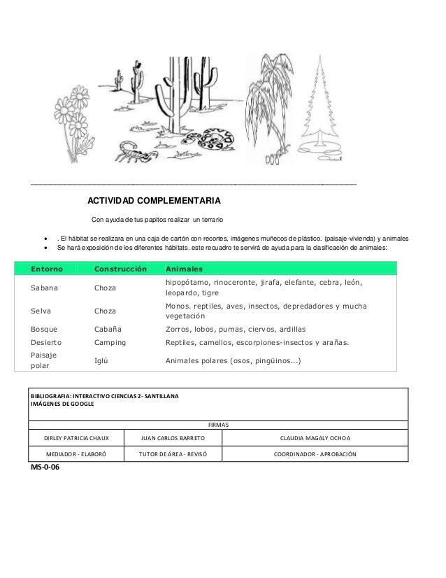 AREA DE NATURALES Y ECOLOGIA